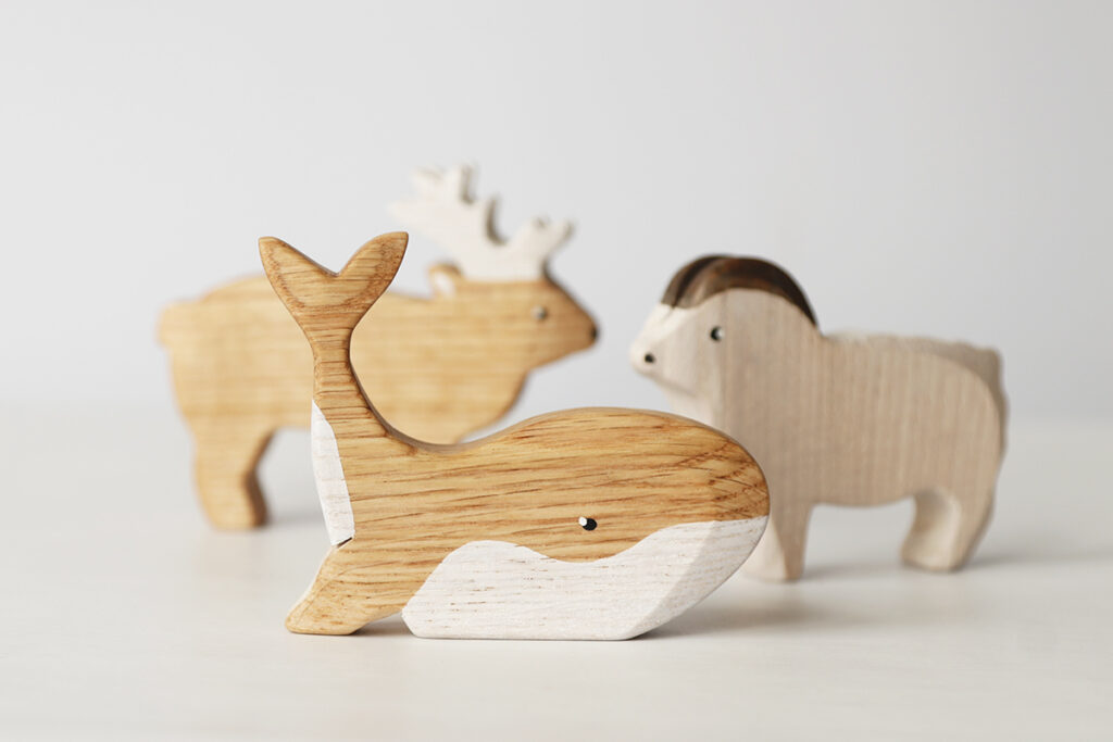 Wooden toy Set "Arctic" | Wood and Care